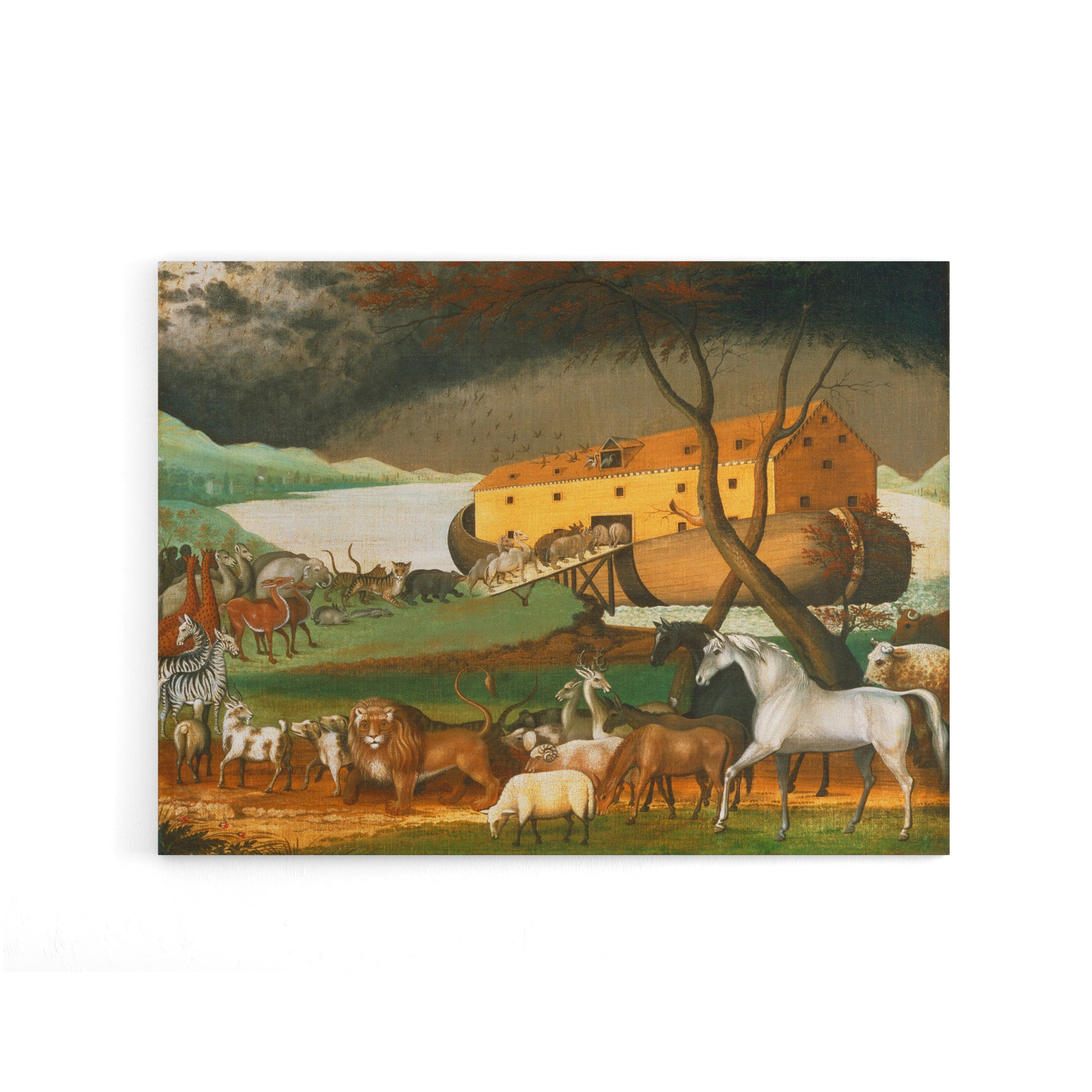Edward Hicks Noah's Ark Canvas Wall Art Print – Wee Blue Coo